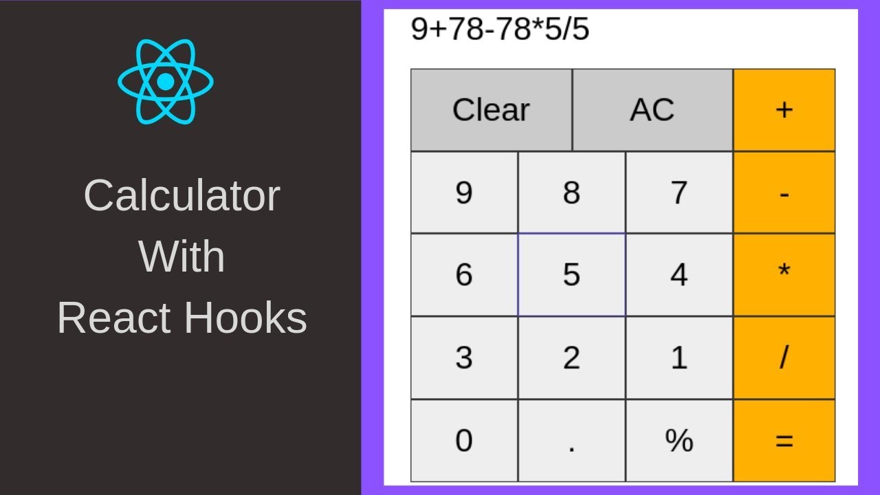 Calculator with React Hooks