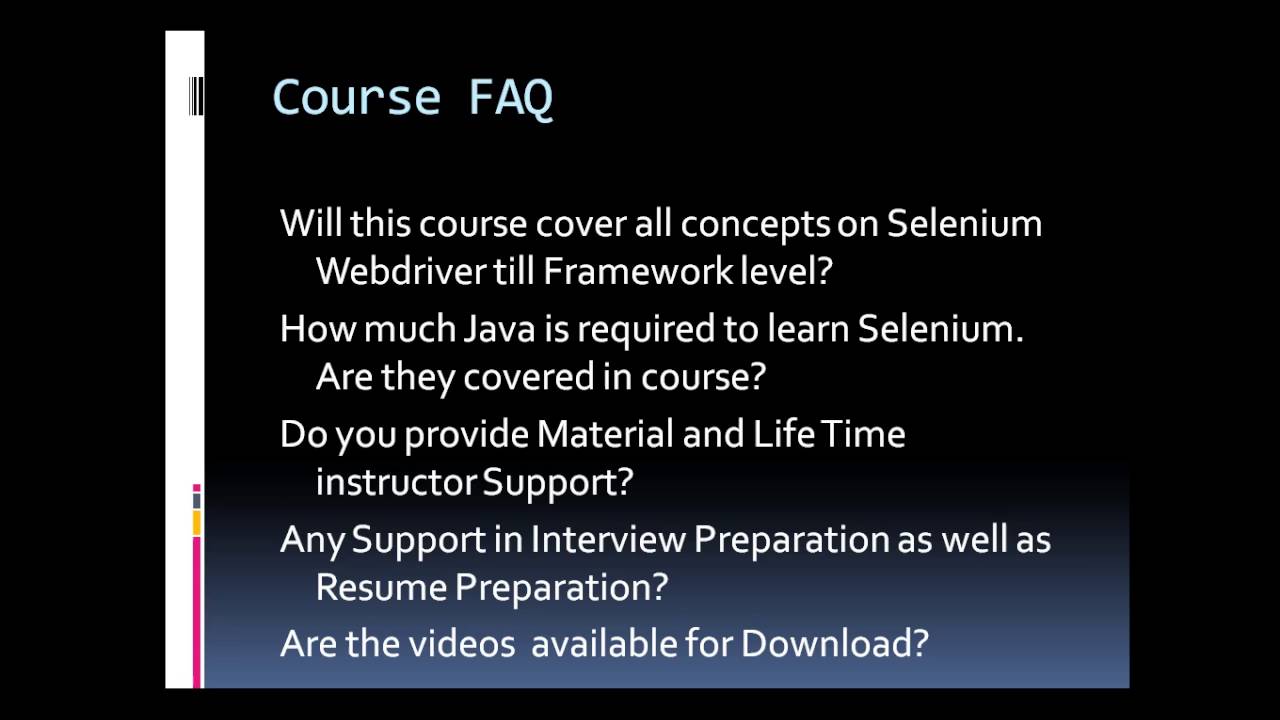 Selenium Webdriver with Java Basics+Advanced+Interview Guide
