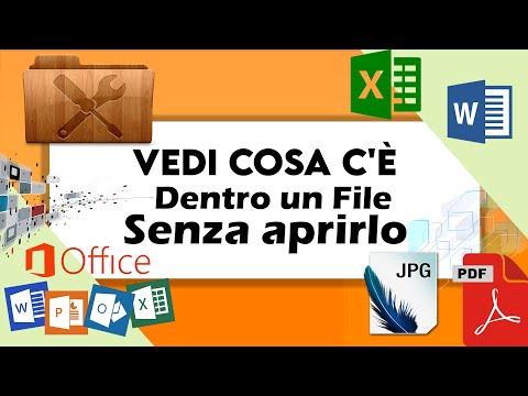 Vedi Cosa c'e Dentro un File Senza Aprirlo (office365)
