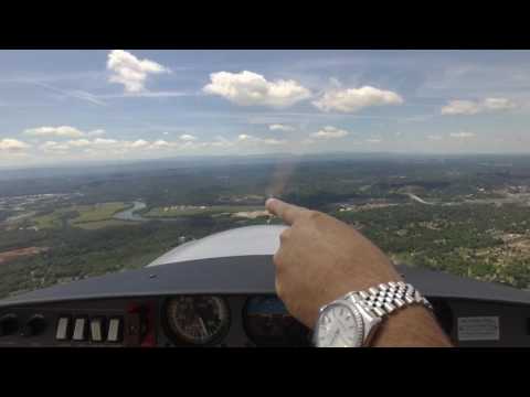 Approach & Landing at Knoxville Downtown Island Airport