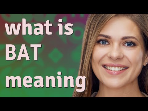 Bat | meaning of Bat