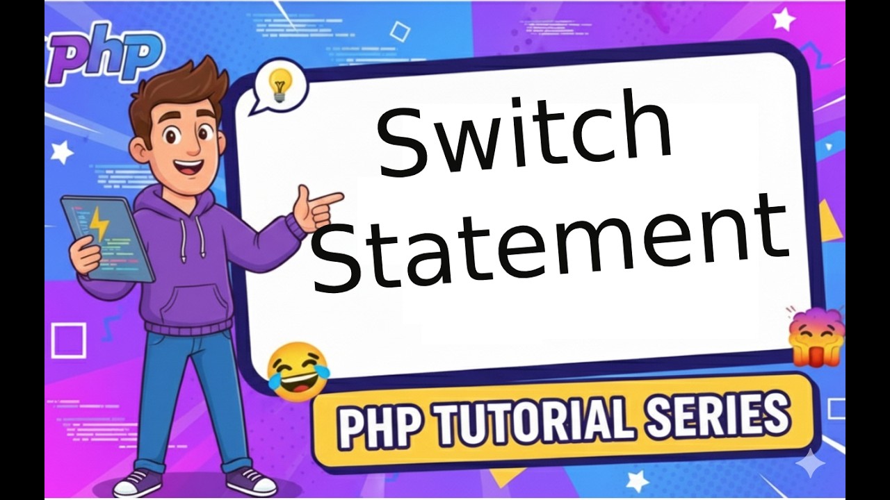 Lesson 18 | Switch Statement in PHP for Beginners | Clean & Simple Code
