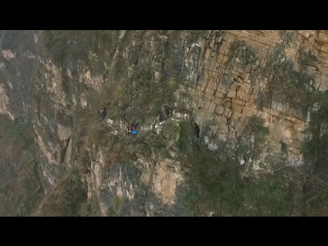 China’s Cliff Top Village Has Brighter Future after Installing Steel ...