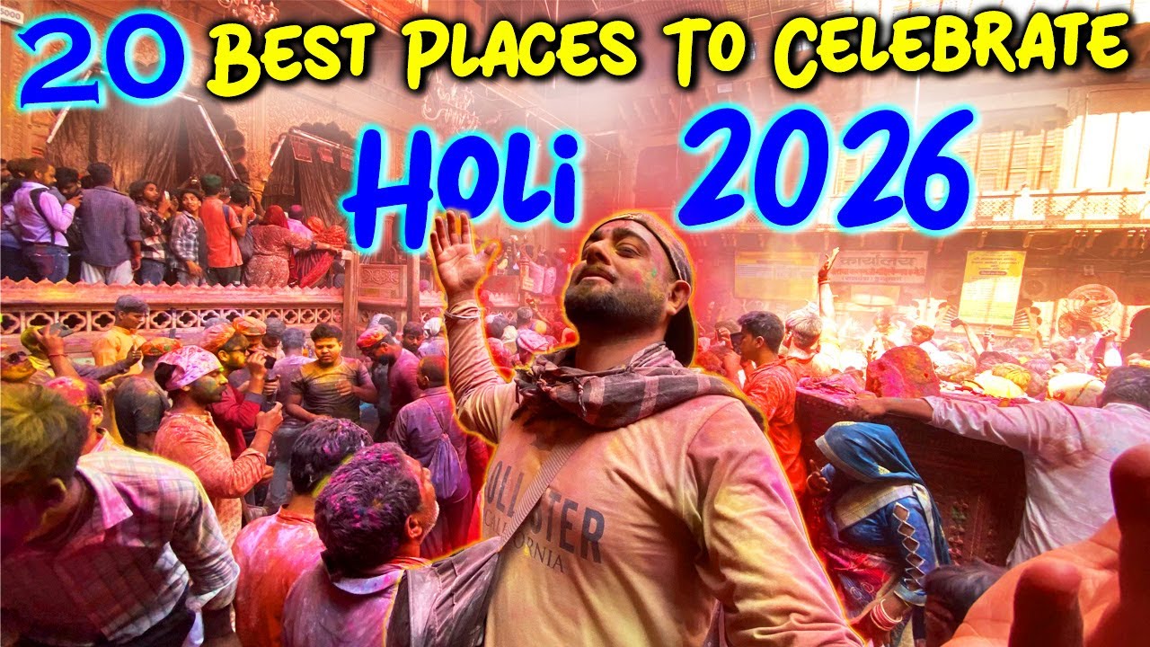 Best Places In India To Celebrate Holi 2026 | Mathura Vrindavan Braj Holi 2026 | Holi Date 2026
