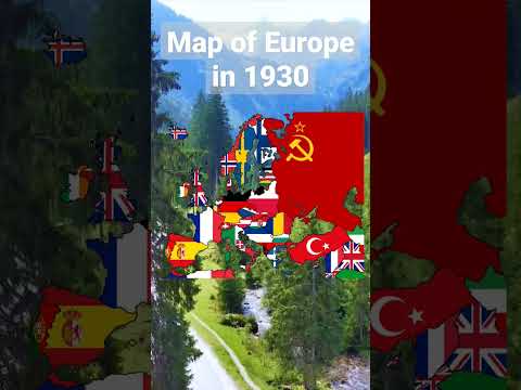 Map of Europe in 1930
