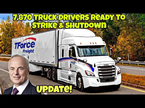 7,870 Truck Drivers Ready To Strike & Shutdown 🤯 Trucking Company Scared & Ready To Make A Deal