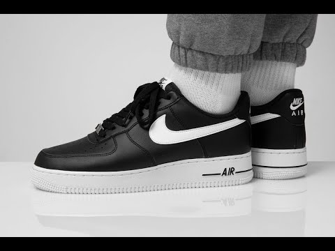 Nike Air Force 1 ''BLACK/WHITE'' '07 AN20 | Unboxing & On Feet