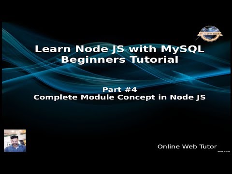 Learn Learn Node JS with MySQL APIs Development Beginners Tutorial | Guide map for Modules in ...