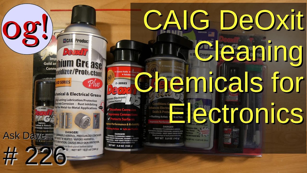 CAIG DeOxit Cleaning Chemicals for Electronics (#226)