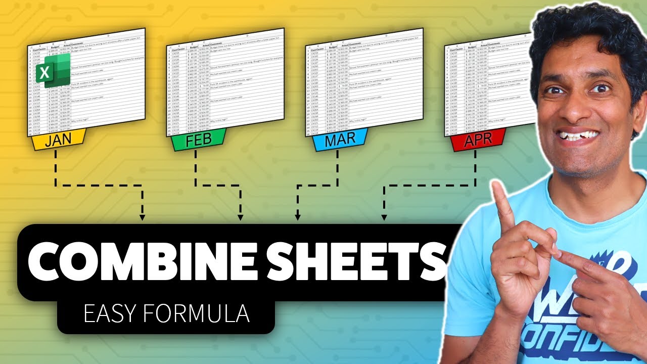 Merge Excel Sheets Easily with This Simple Formula