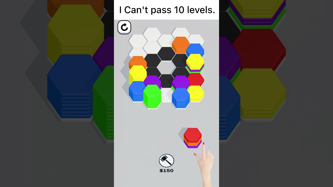 Hexa Sort Hexagon Sorting Game