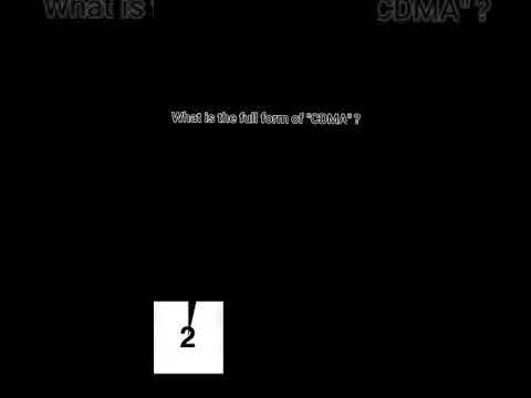CDMA full form l#codedivisionmultipleaccess# l#learnnew#