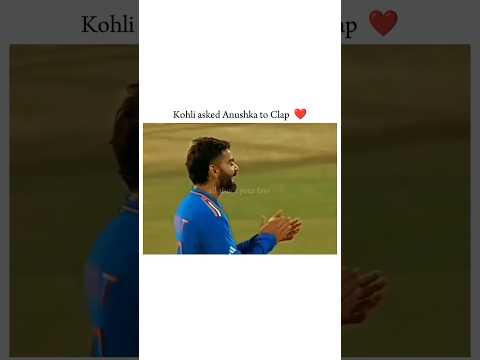 β€οΈAnushka ko Taali bjane ka bola #viratkohli #anushkasharma