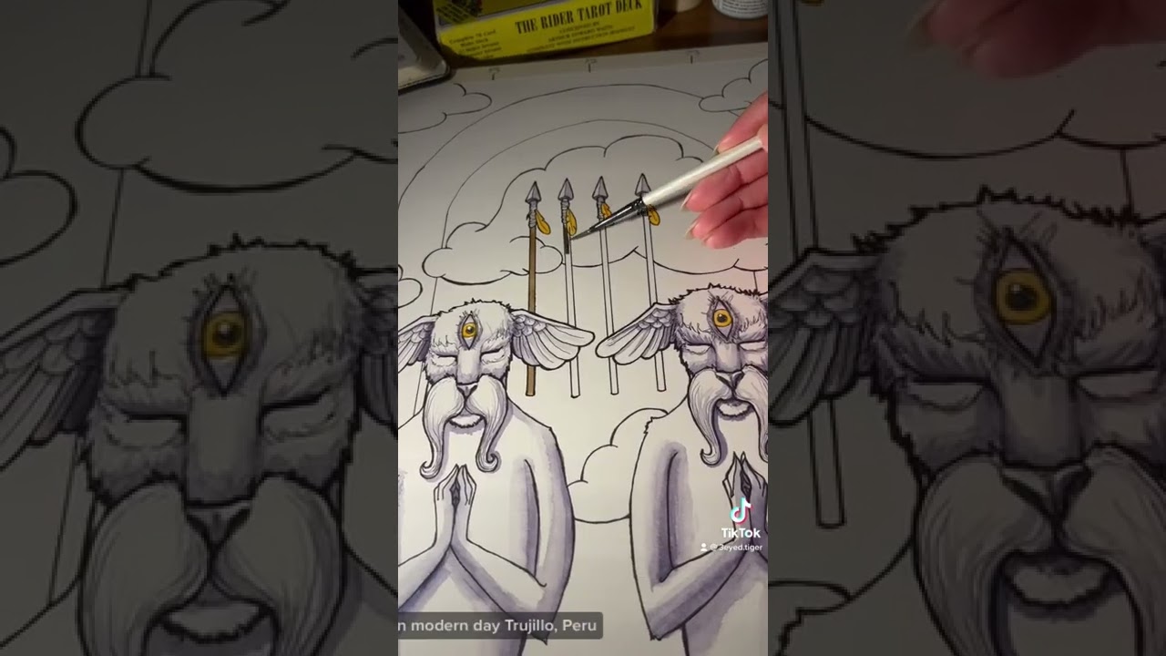 Rainbow Gods of the Inca #rainbow #incas #shorts #mythology #illustration #dragonlore #andes