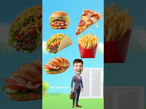 MrBeast Eats USA đşđ¸ & UK đŹđ§ Fast Food: Burger đ, Pizza đ, Taco Bell đŽ, Greggs đĽ & Fries đ