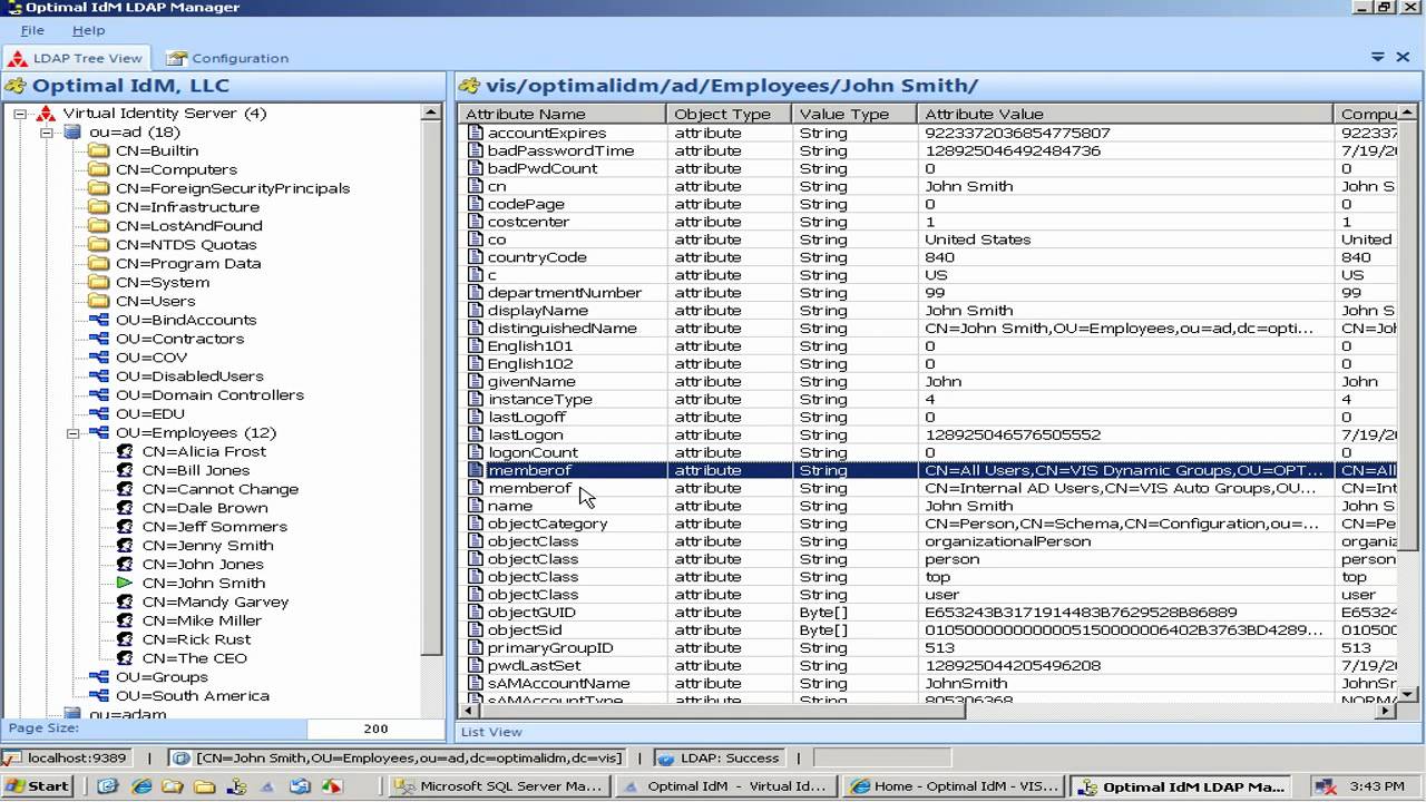 Optimal IdM's Virtual Identity Server - Dynamic Groups (Part 1)