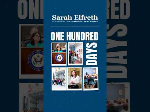 Elfreth Marks 100 Days in Office