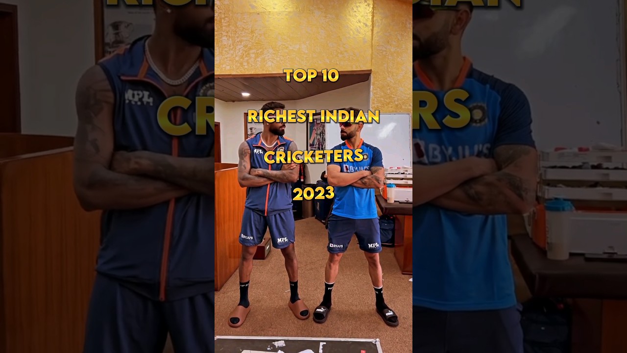 Top 10 Richest Indian Cricketers 2023#shorts@MrBeast@MRINDIANHACKER#india