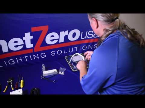 NetZero USA Retrofit for a Metal Halide Shoebox Fixture