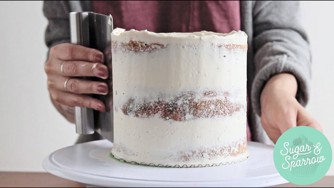 How To Frost A Flawless Semi Naked Cake