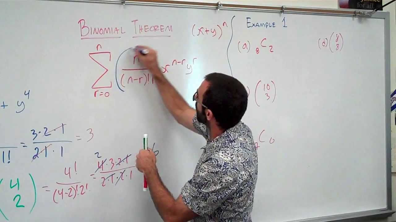 Section 8.5 Example 1 Finding Binomial Coefficients
