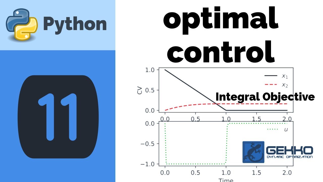 Optimal Control with Python GEKKO