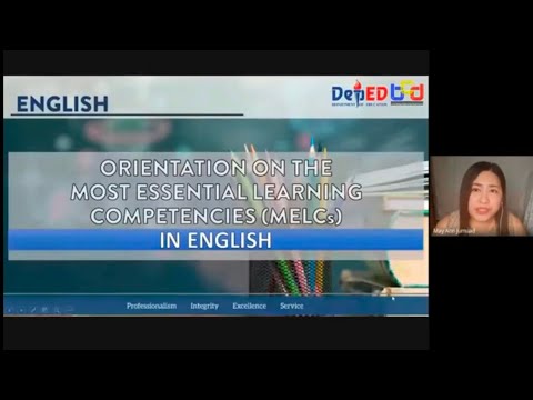 The Most Essential Learning Competencies (MELCs) in English
