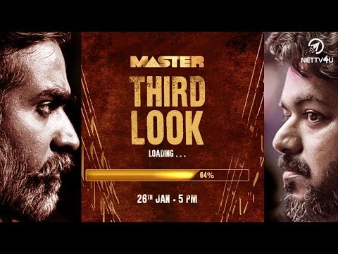 Watch Tamil Anchor Cut Of Master Third Look Update Thalapathy Vijay ...