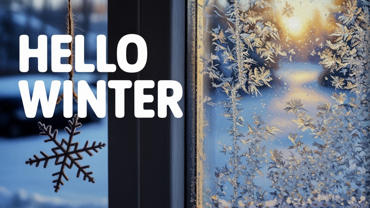 Hello Winter Captions Paired with Impressionistic Paintings