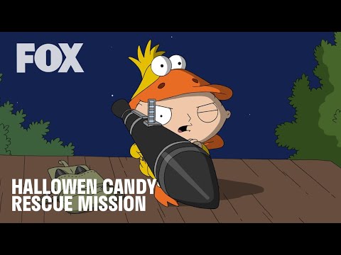 Family Guy | Stewie's Halloween Candy Rescue Mission 🎃 | FOX TV UK