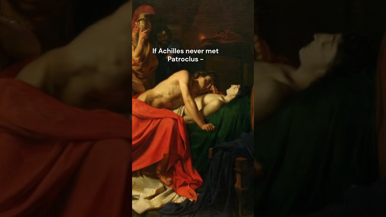 What If - Achilles never met Patroclus #art #painting #history #literature #iliad  #achilles #fyp
