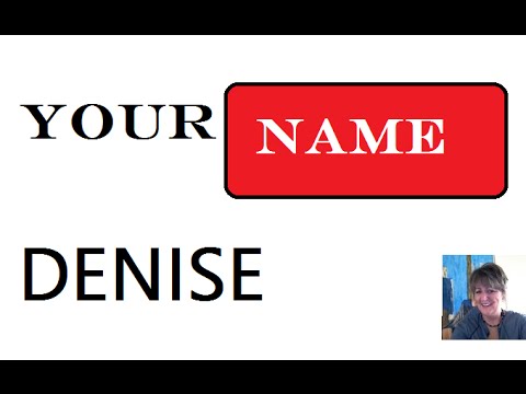 Denise Name Meaning :1st. Name