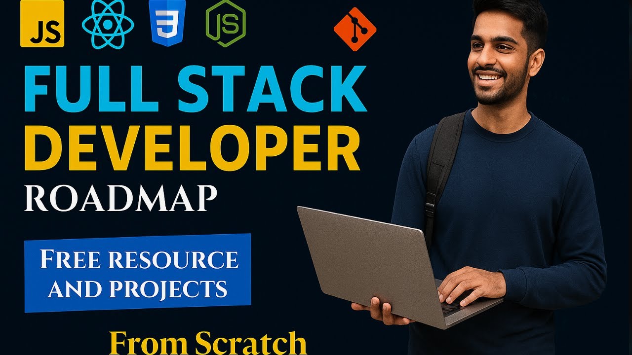 Full Stack Web Developer Roadmap 2026 | Learn Frontend, Backend, GitHub, Docker & Cloud