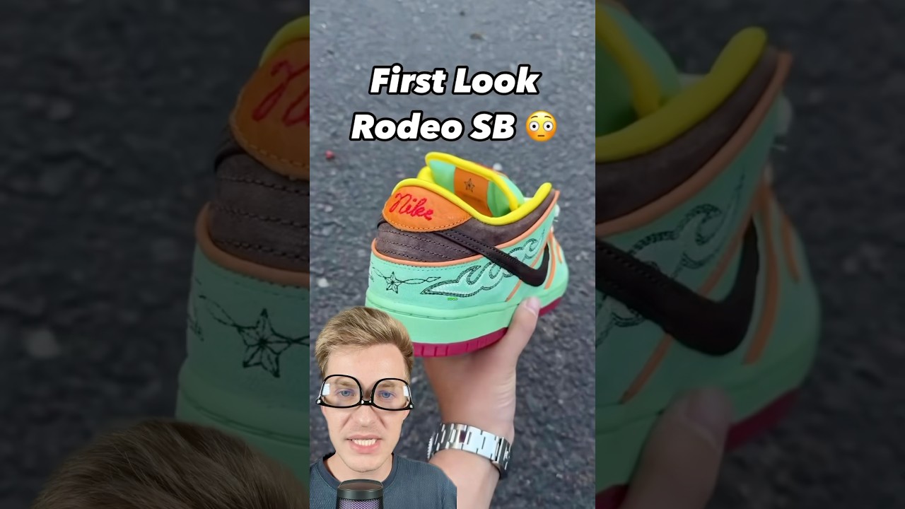 Would You Wear These? #crazy #firstlook #black #rodeo #nikesb #sneakers #collab #tourmaline #fyp