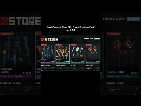 Rust Console New skins in the store rotation first lookโฆ#shorts #rust #rustconsole