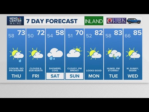 NEWS CENTER Maine Weather Video Forecast