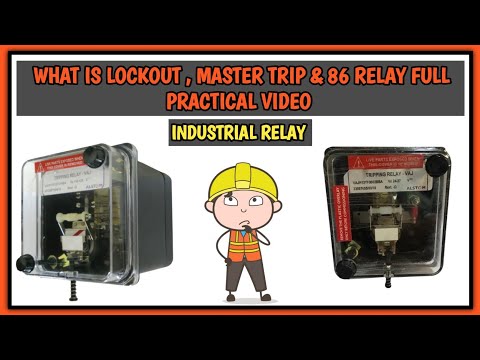 ⚪️What is Master Trip Relay | Lockout Relay | 86 Relay & Working | Industrial Relay |Practical Video