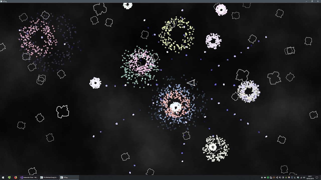 Unity Tiny DOTS 2D Physics Test