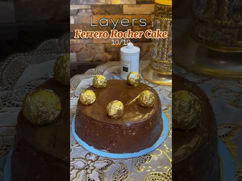 Layers Ferrero Rocher Cake Review - Is it Worth the Hype? #layers #ferrerorocher #cake #layerscake