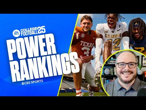 College Football 25 Power Rankings: Are Deion Sanders, Colorado rated too high? | CBS Sports