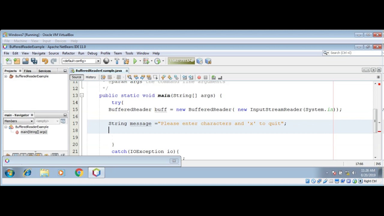 How To use BufferedReader to read characters from console