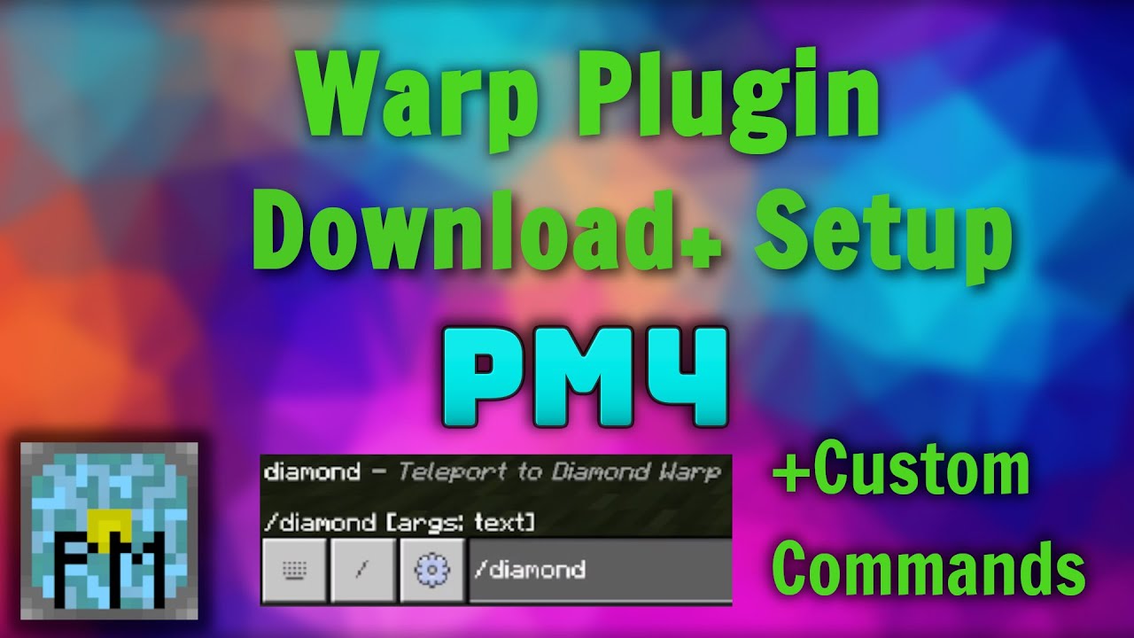 Pocketmine Warp Plugin | CUSTOM Commands
