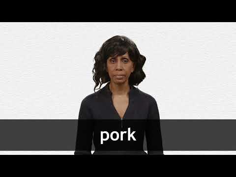 PORK definition and meaning | Collins English Dictionary