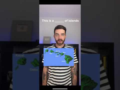 This is a _____ of islands - Collective nouns test!🇬🇧