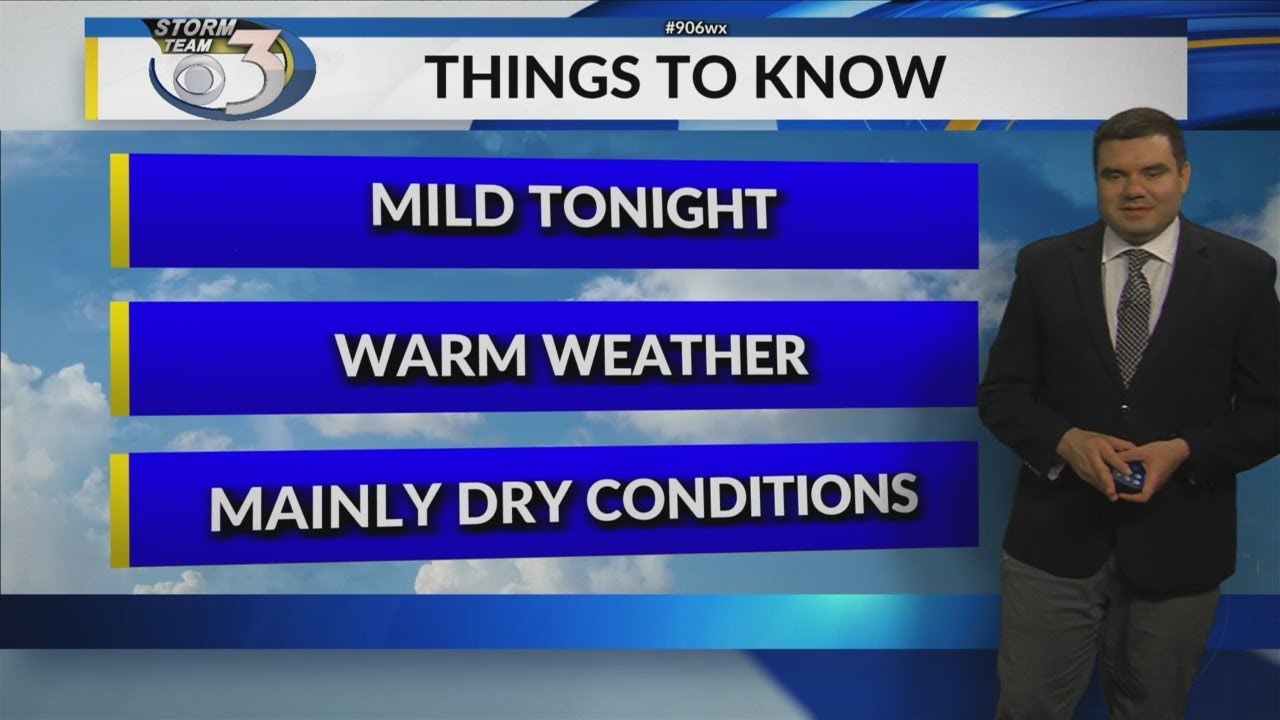 LOCAL 3 MONDAY EVENING WEATHER FORECAST 8/16/2021