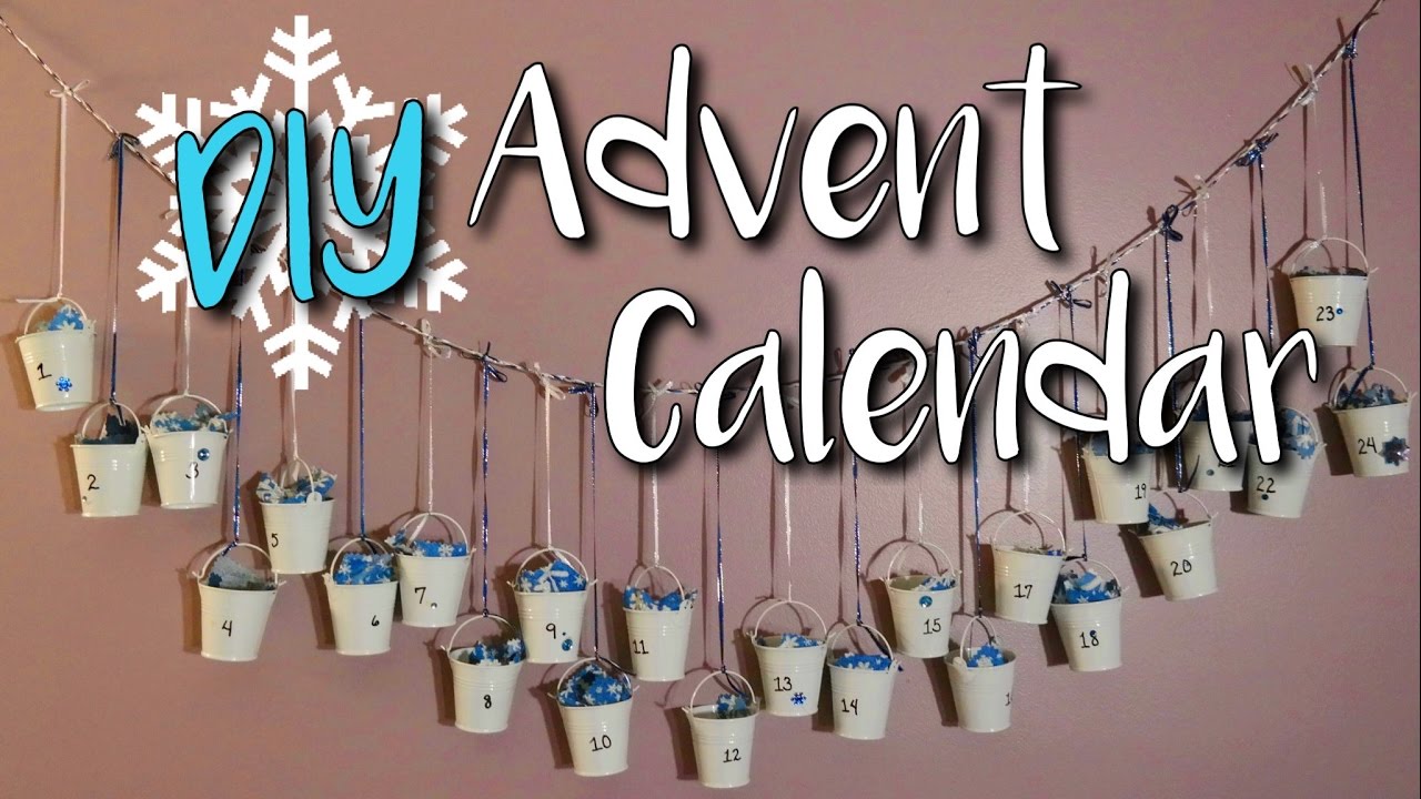 DIY Christmas Advent Calendar! Easy Holiday Countdown!