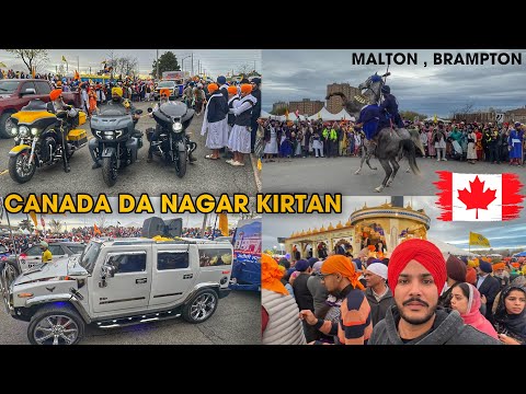 CANADA DA NAGAR KIRTAN 🇨🇦 MALTON , BRAMPTON VAISAKHI PARADE 2025