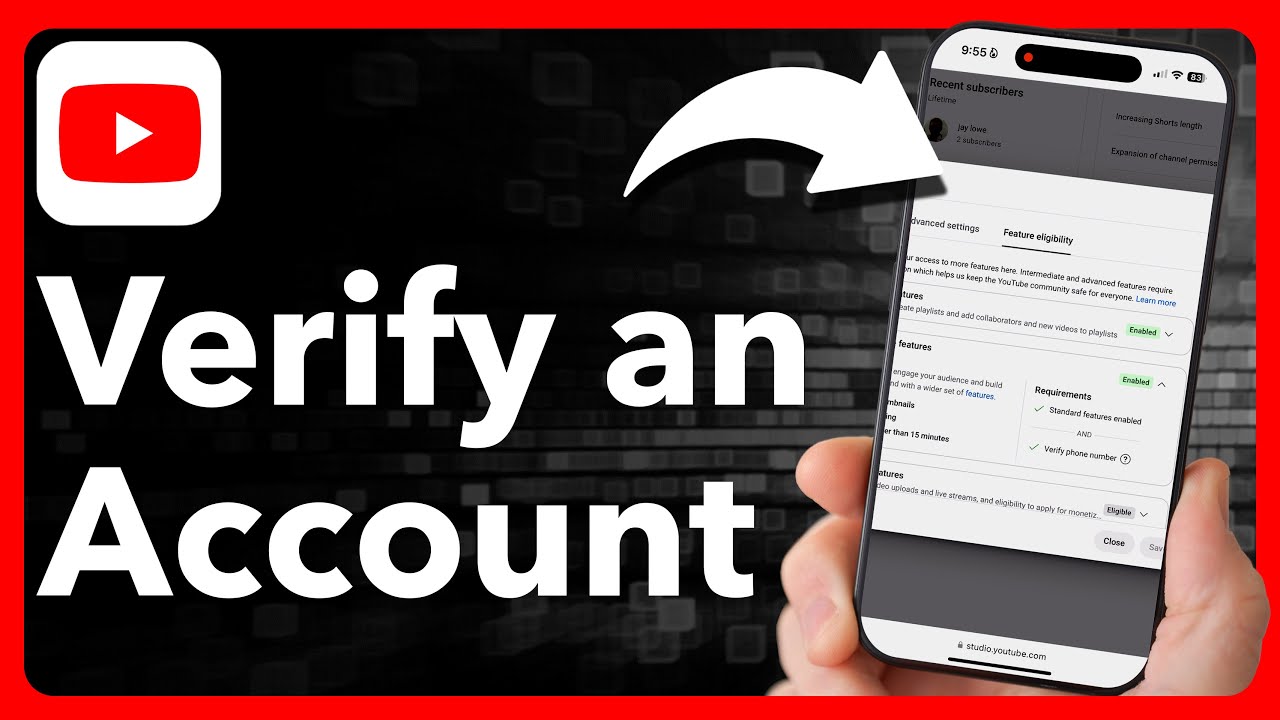 How To Verify YouTube Account On Mobile Phone