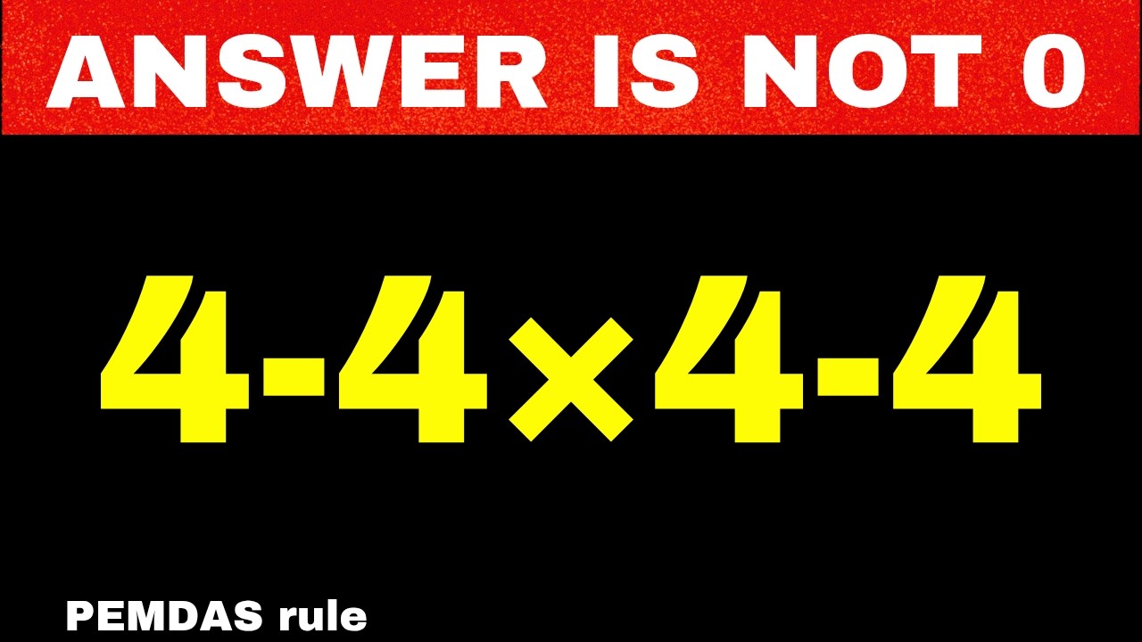 Maybe 1 in 10 People Can Solve This Viral Math Problem!