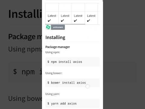 axios npm package #npm #node #package #youtube #js tutorial #json #resolve #shotts #javascript